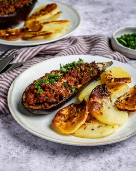 Brunġiel Mimli – Maltese Stuffed Aubergines - Restaurants Malta